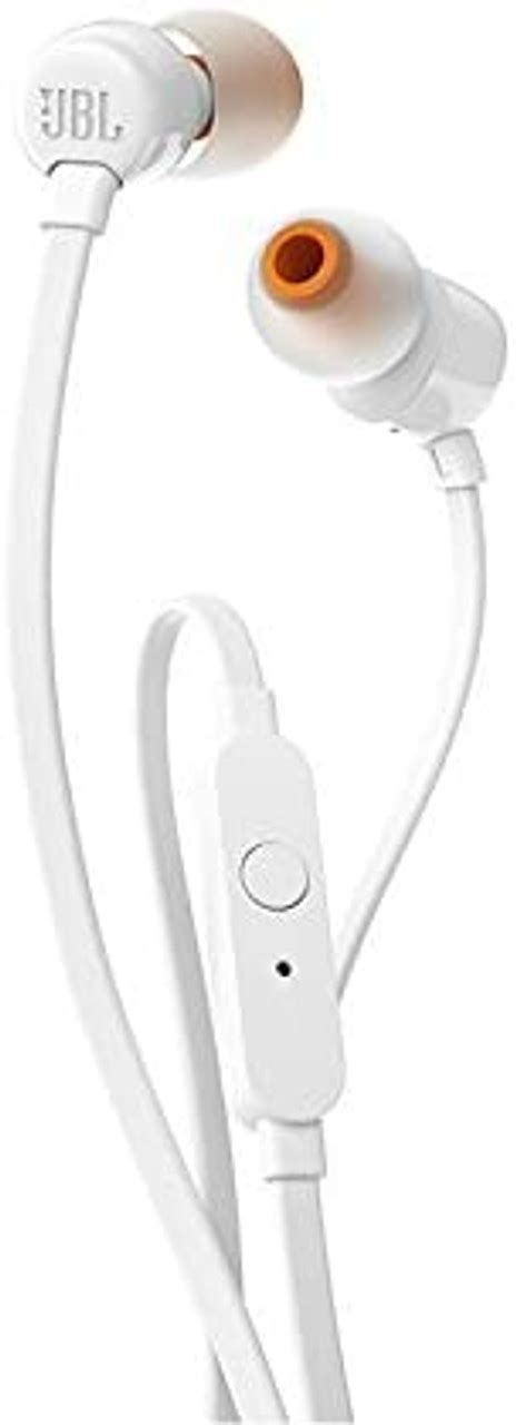 JBL T110 Pure Bass In-Ear Headphones - White | JBLT110WHT | AYOUB ...