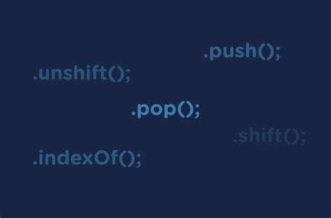 Javascript Basic Array Methods Article Treehouse Blog