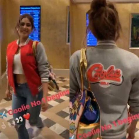 Sara Ali Khan Begins Coolie No1