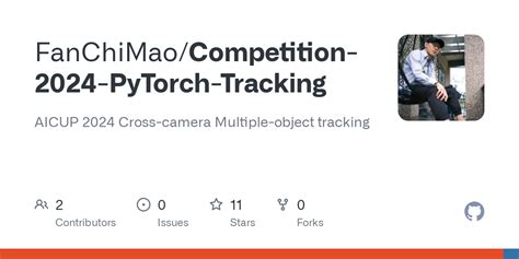 Competition 2024 PyTorch Tracking Detector README Md At Main