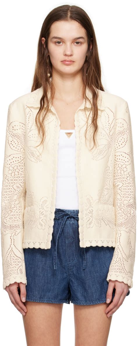 Valentino Off White Jardin Jacket Valentino