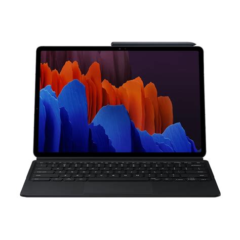 SAMSUNG 原廠 Galaxy Tab S7+ / S8+ 書本式鍵盤皮套 - 黑 (EF-DT970) | SAMSUNG 三星 ...