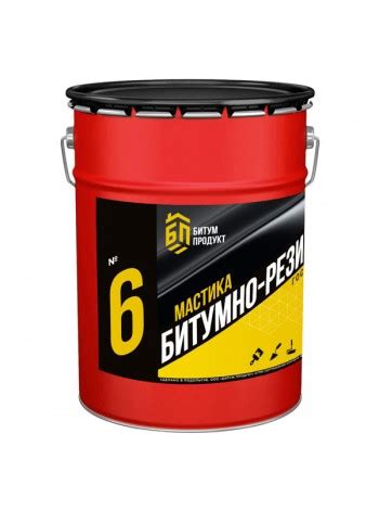 Мастика битумно-резиновая БИТУМ ПРОДУКТ 20 кг BP-6 купить по низкой ...