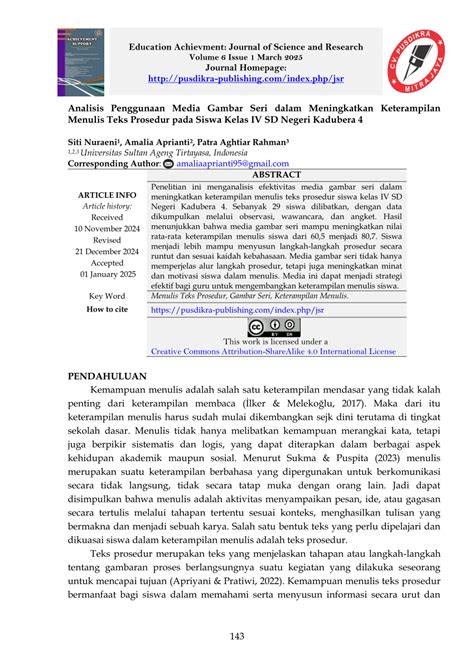 PDF Analisis Penggunaan Media Gambar Seri Dalam Meningkatkan