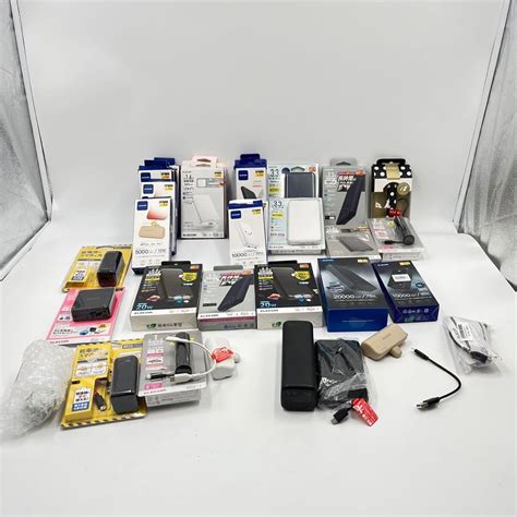【全体的に状態が悪い】11 7 モバイルバッテリー 動作未確認 20000mah 10000mah 5000mah 75w 薄型 軽量 急速