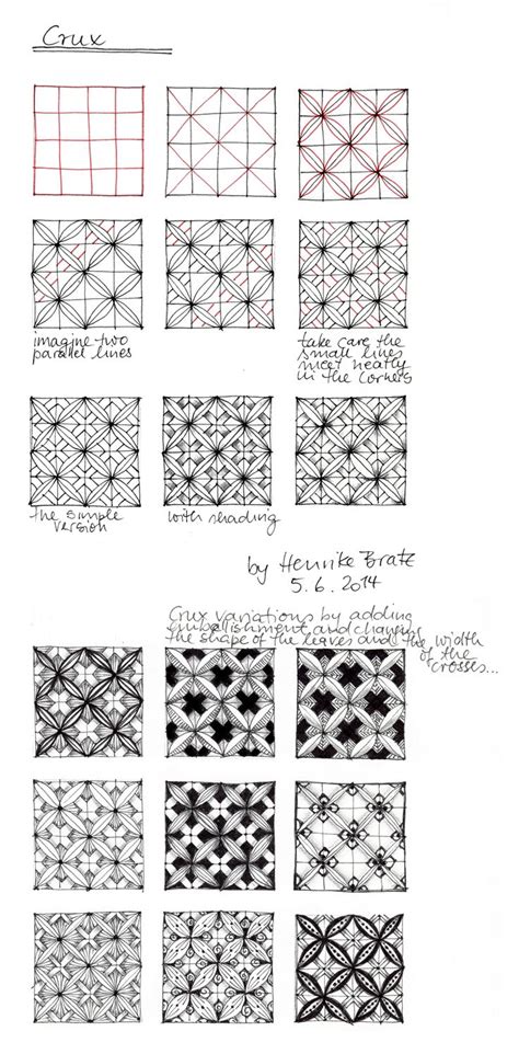 Pin Auf Zentangle Patterns