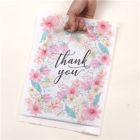 Hot Selling Thank You Plastic Bags Custom Thank You Bags Personalized Thank You Bags From