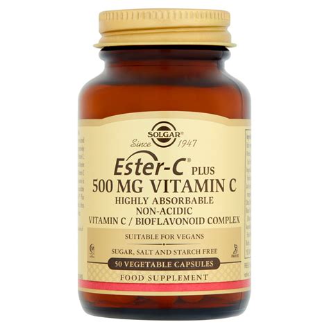 Solgar Ester C Plus 500mg Vitamin C 50 G Storefront En