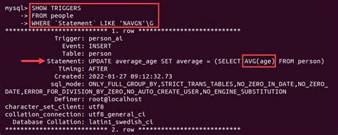 How To Use Mysql Show Triggers