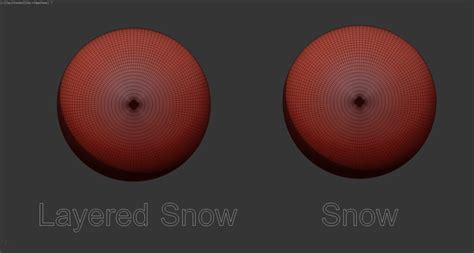 Procedural Snow Shader V01 Distribution Of Snow Through Material Layers 328969 3d Model