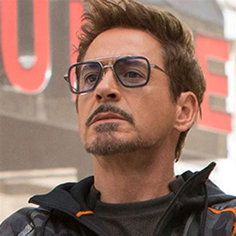 New Fashion Avengers Tony Stark Flight Style Sunglasses Men Square