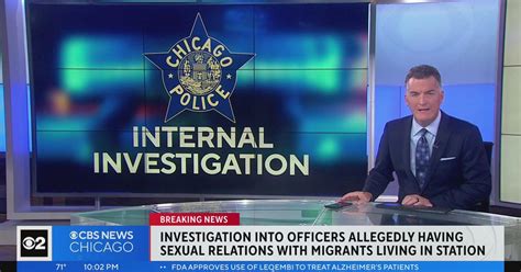 Officers Under Investigation For Sex With Migrants At Police Station Cbs Chicago