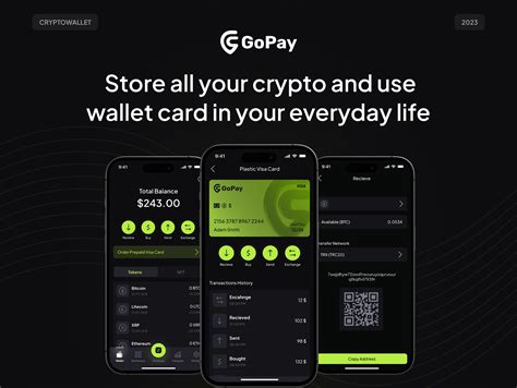 GoPay Cryptocurrency Wallet Concept IOS App UX UI On Behance