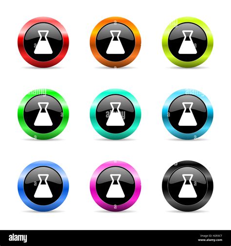 Laboratory Icon Set Hi Res Stock Photography And Images Alamy