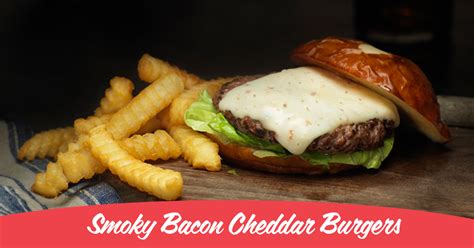 Smoky Bacon Cheddar Burgers Market Basket