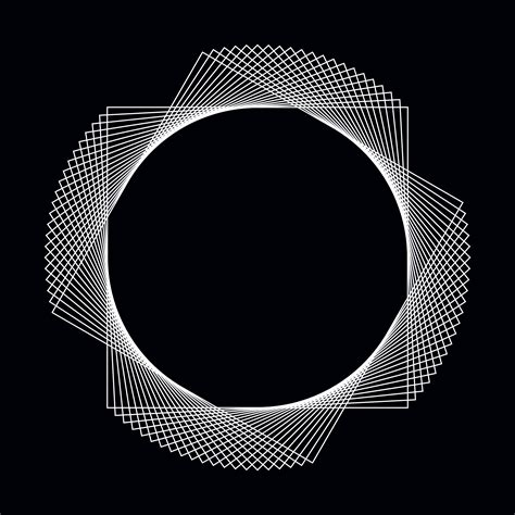 Abstract Circular Geometric Element Vector Download Free Vectors