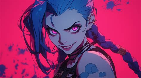 Jinx Neon Glare Wallpaper Hd Games K Wallpapers Images And