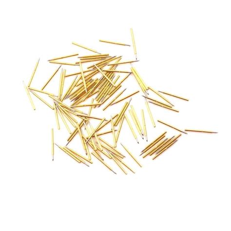 100pcs P75 B1 Dia 10mm Cusp Spear Spring Loaded Test Probes Pogo Pins