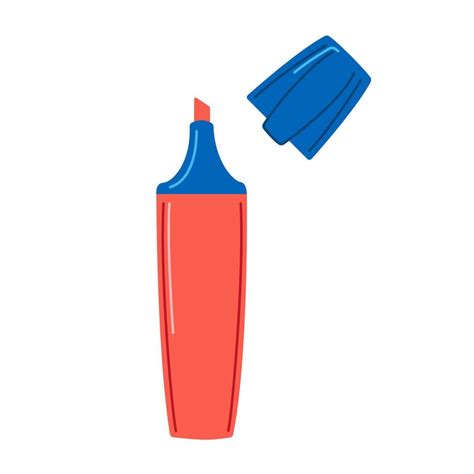 Red Marker Isolated On A White Background 46851439 Vector Art At Vecteezy