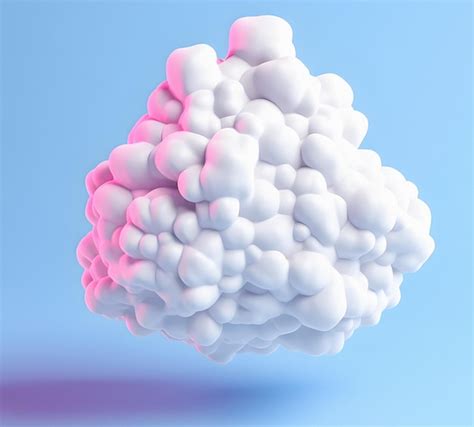 Premium Ai Image Cloud 3d Background