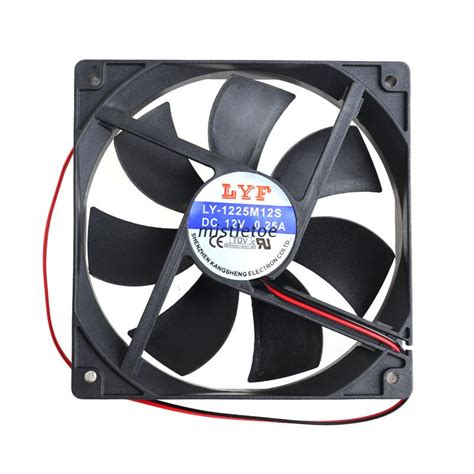 Mis พัดลมระบายความร้อน ไร้แปรงถ่าน 120x120x25 มม 12025 12v Dc 3000rpm
