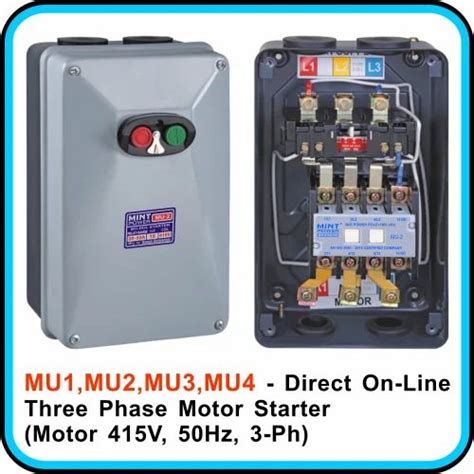 Mu2 Dol Three Phase Motor Starter Voltage 415v At ₹ 3284unit In New