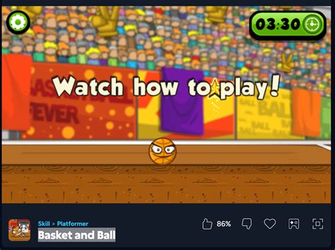 Basket And Ball Play Free Game Online Now