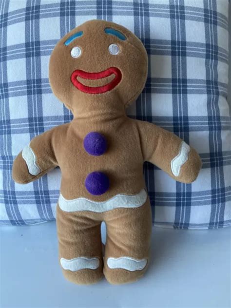 SHREK UNIVERSAL STUDIOS Dreamworks GINGY Gingerbread Man Plush Approx Inches PicClick UK