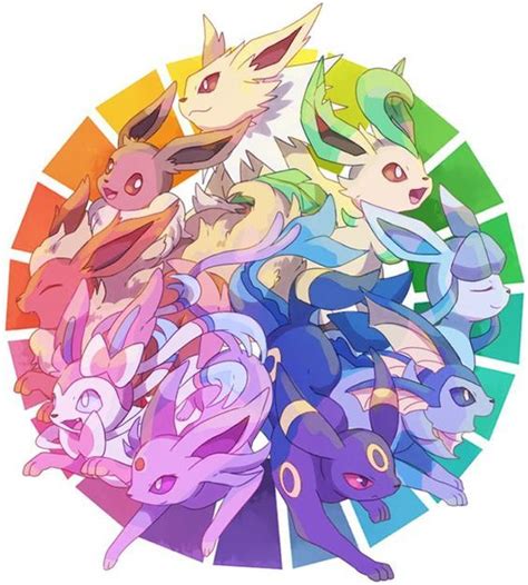 Jolteon Leafeon Glaceon Vaporeon Umbreon Espeon Sylveon