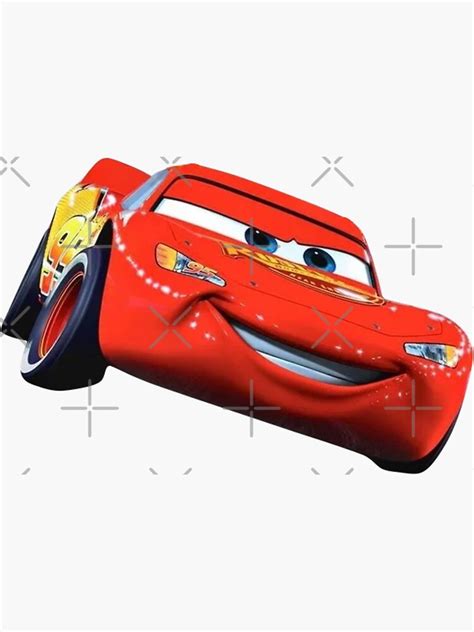 Lightning Mcqueen Sticker For Sale By Alanimes Redbubble