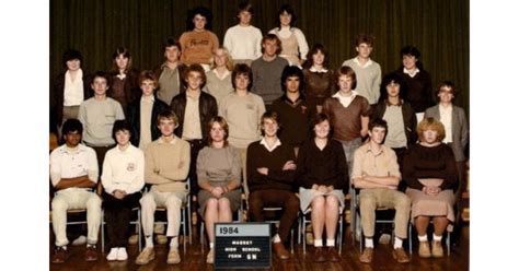 School Photo 1980s Massey High School Auckland Mad On New Zealand