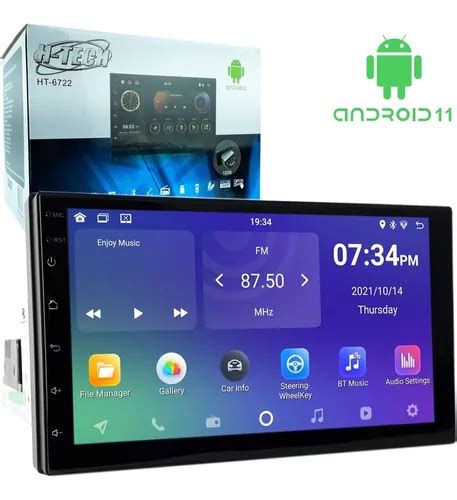 Central Multimidia Android 1 Dim 2 Dim 7 Pol Usb Bt Wifi
