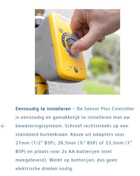 Hozelock Sensor Controller Online Kopen Hozelock Dealer Haxo