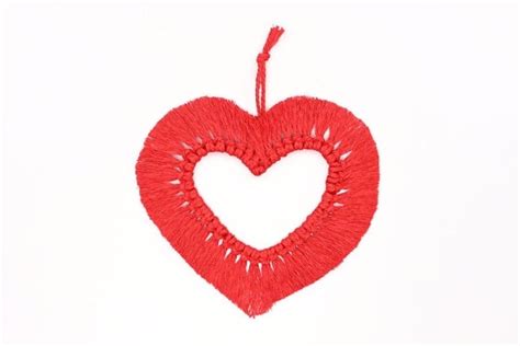 Macrame Heart Easy Macrame Hearts For Valentines Day
