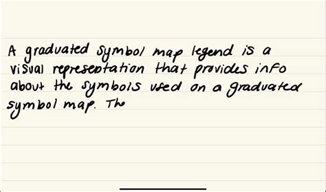 Solved Graduated Symbol Map Legend
