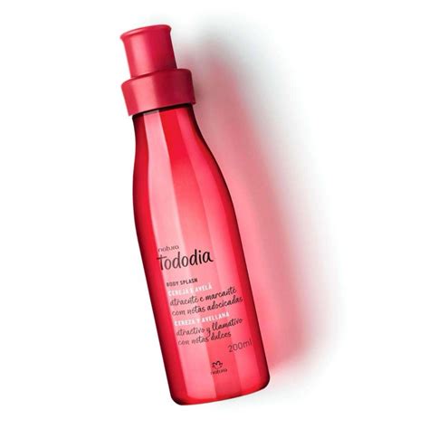 Tododia Cereja e Avelã Body Splash Desodorante Colônia 200 ml