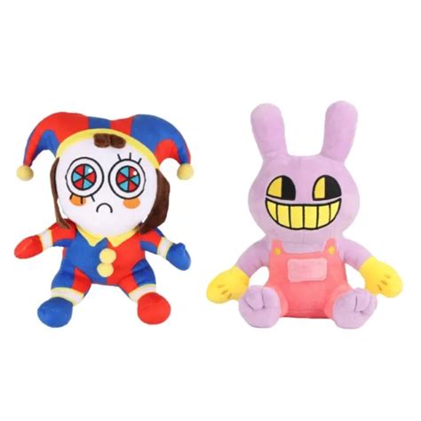Cartoon The Amazing Digital Circus Pomni Jax Plush Stuffed Doll Toys