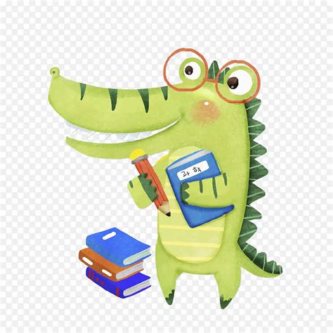 做笔记的鳄鱼png图片素材下载图片编号qepjkzxy 免抠素材网