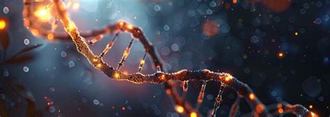 Premium Photo Sparkling Dna Helix In Dynamic Abstract Environment