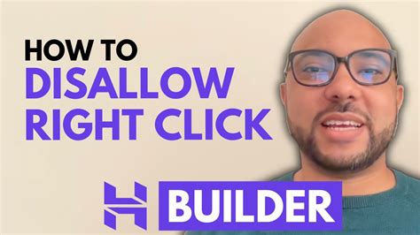 how to disallow the right click and selecting text in hostinger website
