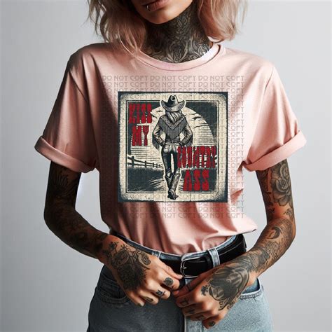 Kiss My Country Ass Plaid Panther Dtf Transfers