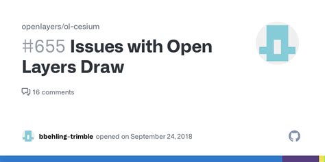 Issues With Open Layers Draw · Issue 655 · Openlayersol Cesium · Github