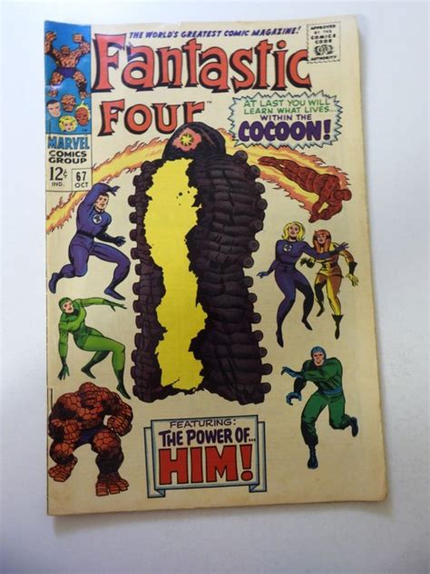Fantastic Four 67 1967 VG FN Condition Comic Books Silver Age