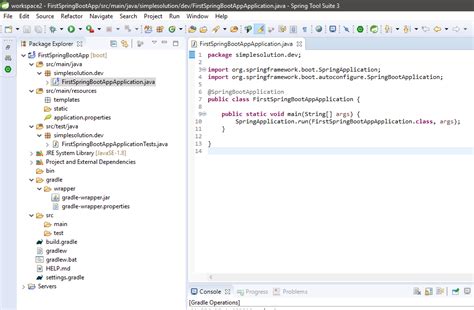 Creating Spring Boot Application With Spring Tool Suite