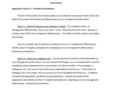 Solved Instructionsappendix A Unit 1 ﻿problem
