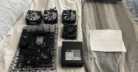 Intel I9 10900k Rog Strix Z490 E Gaming Mother Board Two Corsair