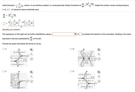 3 Dy Verify That ϕx 31 Ce4x Where C Is An Arbitrary