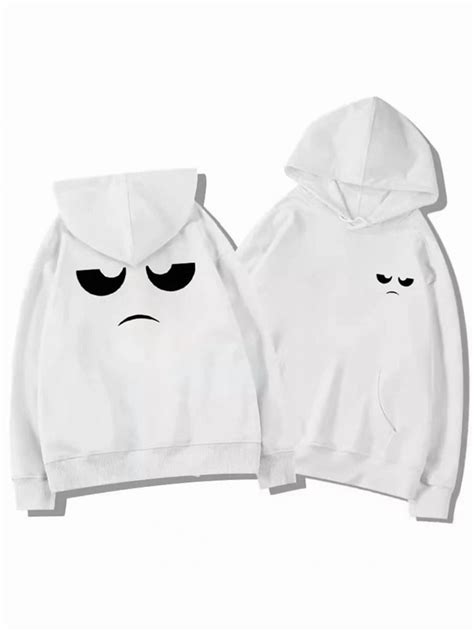 Autumn Cartoon Funny Graphic Printed Hooded Sweatshirts For Man Fleece