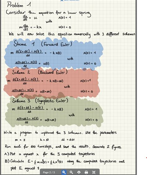 Solved Problem 1consider The Equation For A Linear