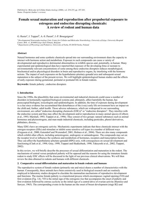 Pdf Early Onset Of Puberty Tracking Genetic And Environmental Factors